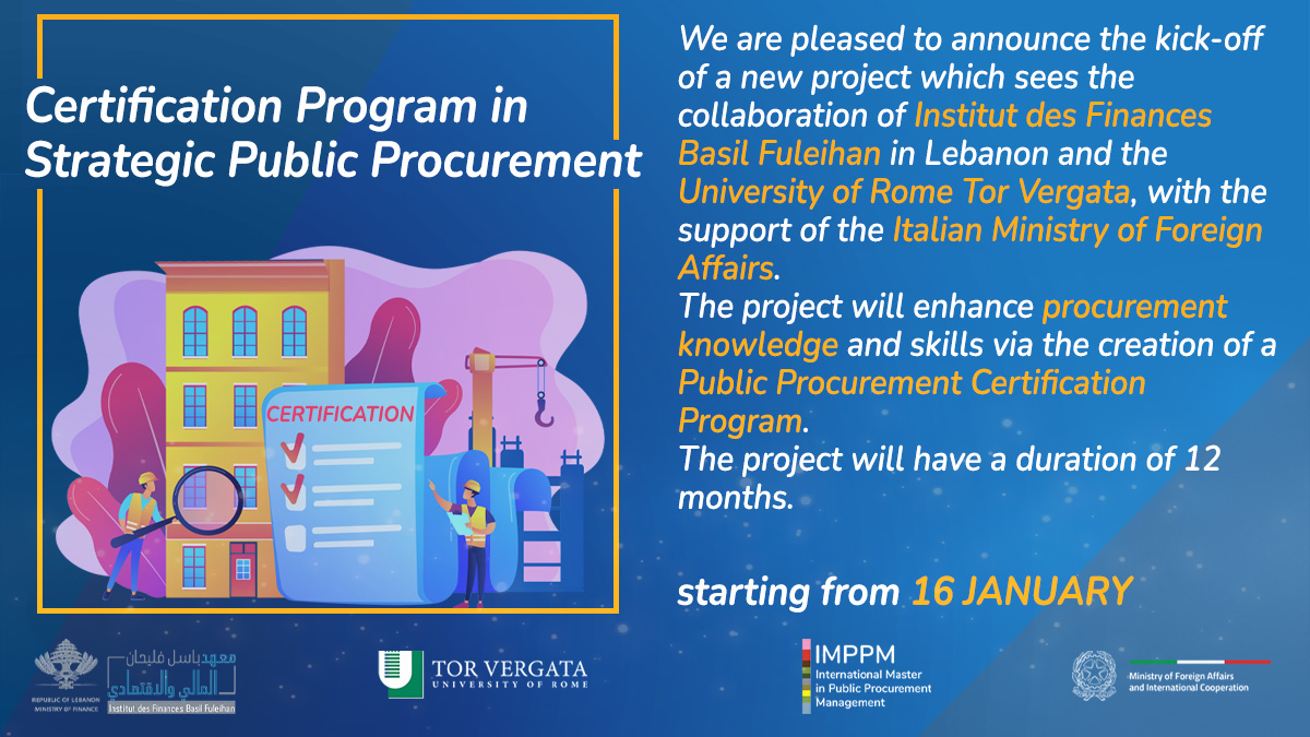 Public Procurement Management International Master